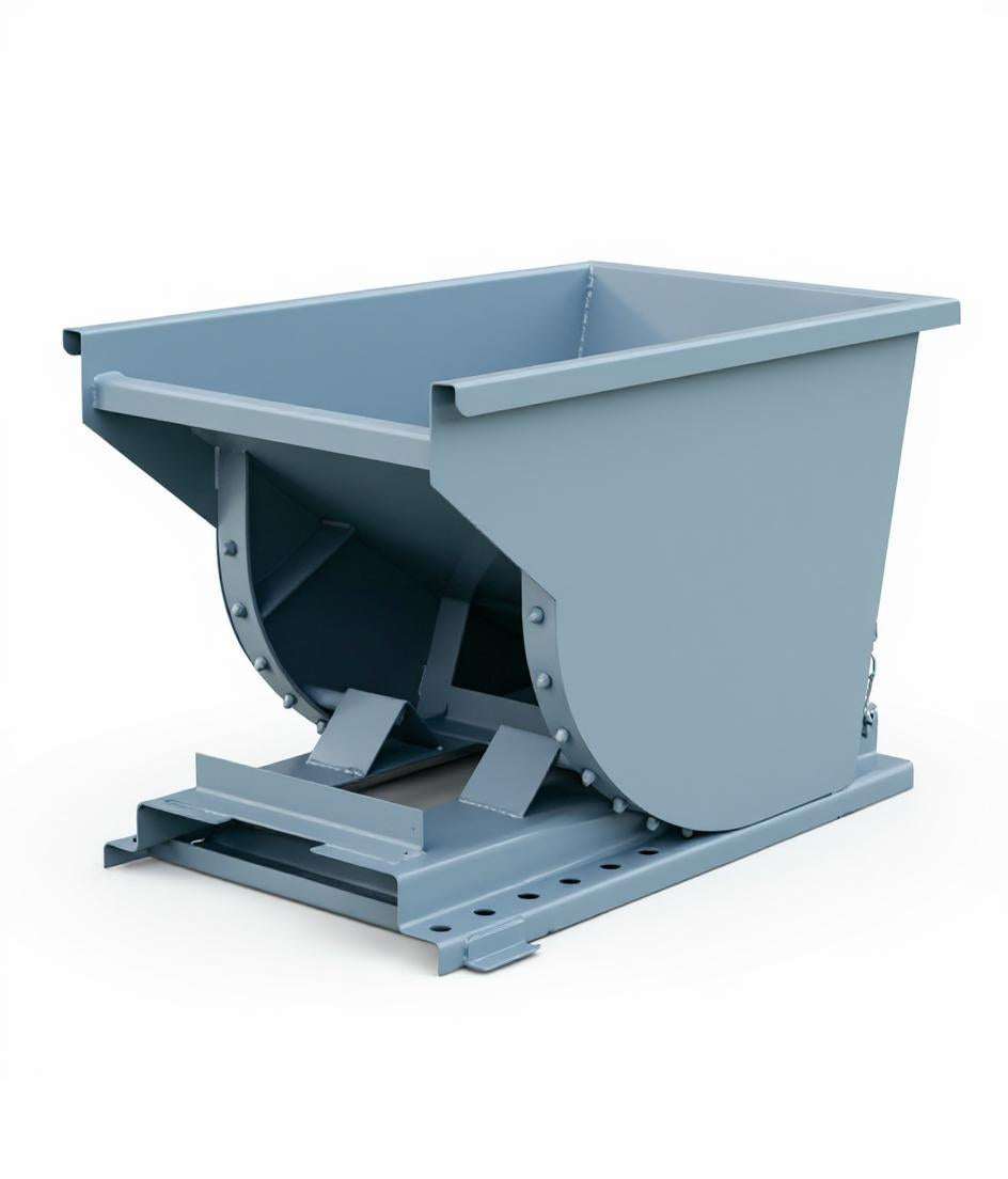 Forklift Dumpster, Self-Dumping Hopper, 1/3 Cu. Yd, 4000 Lbs – Dwixt