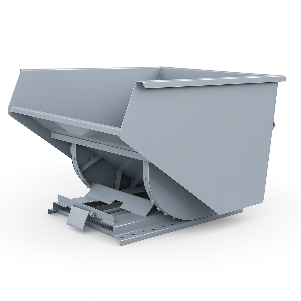 Forklift Dumpster, Self-Dumping W/ Bump Release, 2 Cu. Yd, 4000 Lbs – Dwixt