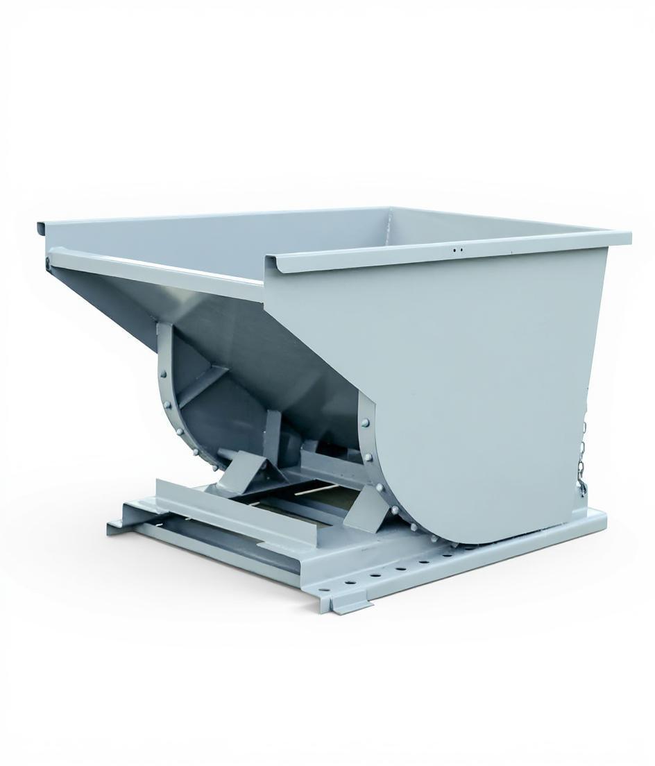 Forklift Dumpster, Self-Dumping Hopper, 3/4 Cu. Yd, 4000 Lbs – Dwixt